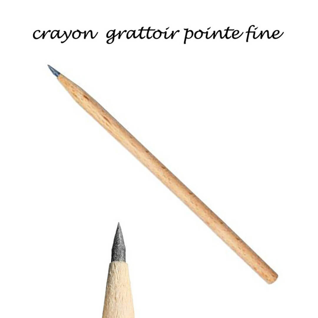 Crayon grattoir pointe fine - France Détecteur